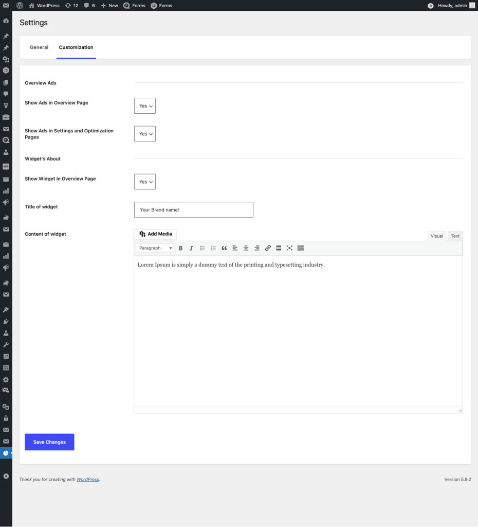 Customization - WP Statistics - WordPress Statistics Plugin Customization - WP Statistics - WordPress Statistics Plugin