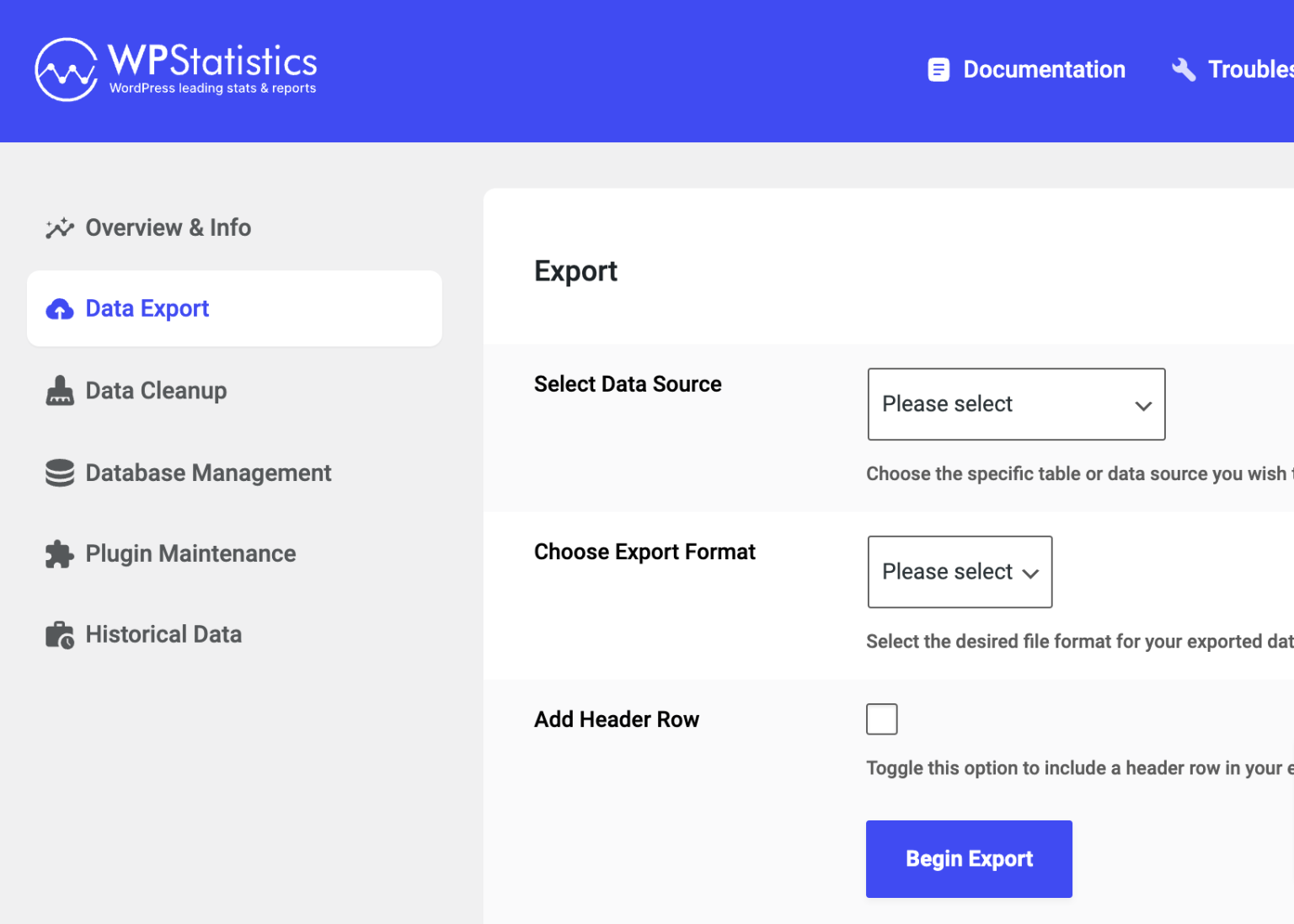 Settings Page - WP Statistics - WordPress Statistics Plugin